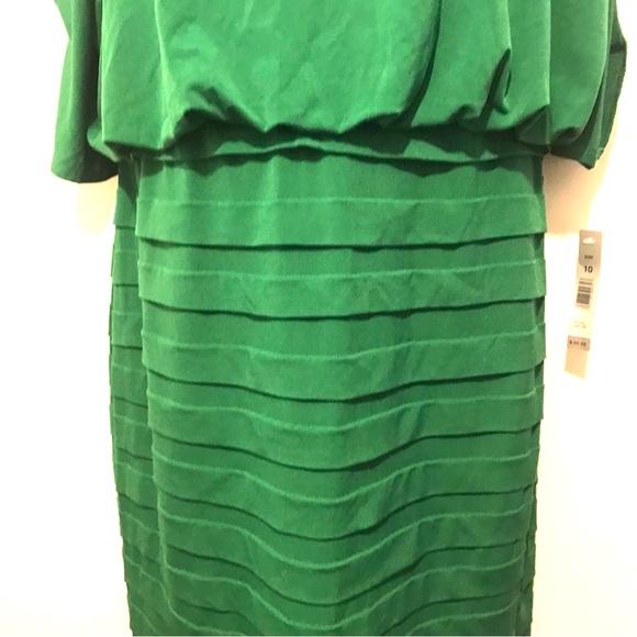 Aa Studio | Dresses | Aa Studio Stretchy Kelly Green Peplum Bandage ...